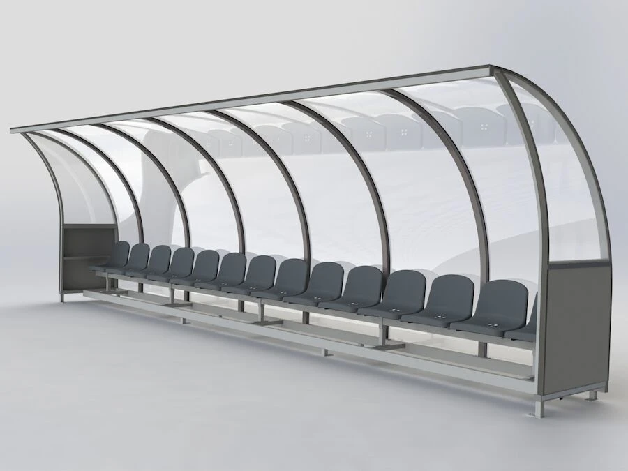 Delta Avbytarbås 7 meter 14 platser | Tress.com