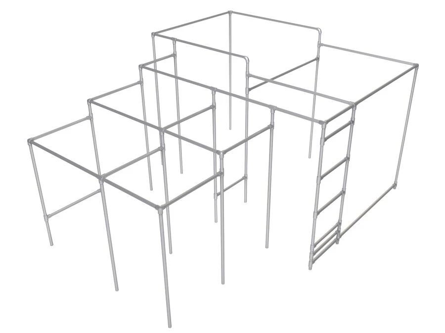 Parkour - Monkey rails MAXI | tressudemiljø.dk