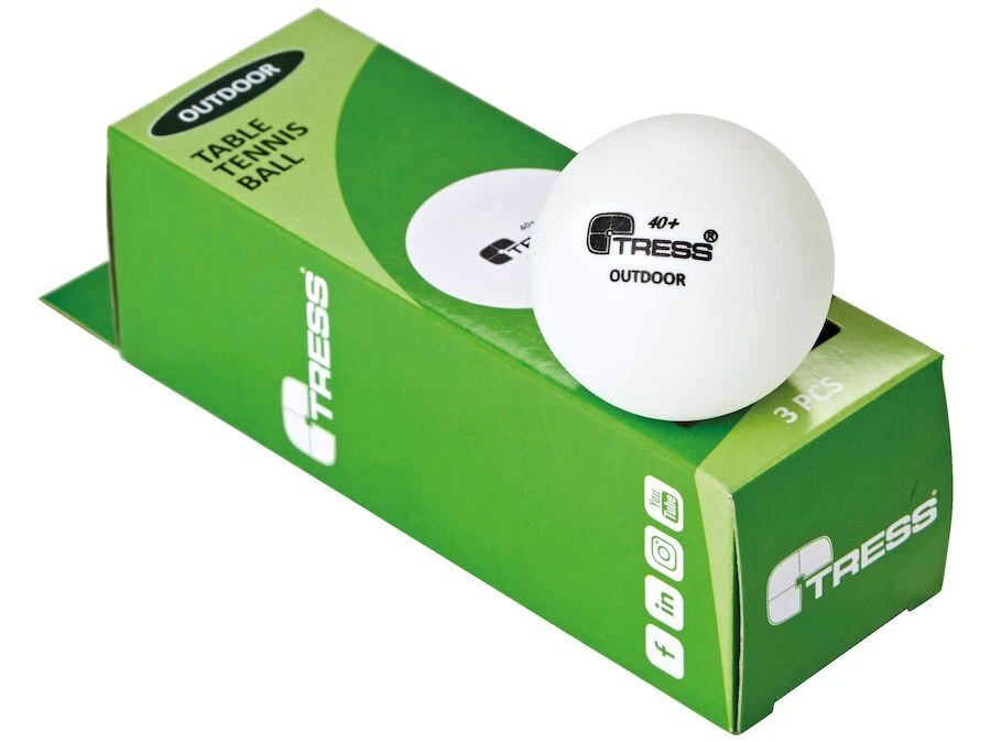 Tress Utomhus Bordtennisboll 3-pack | Tress.com