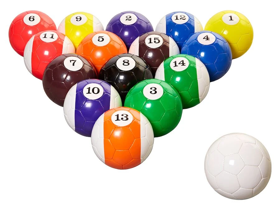 Safepitch Fotbollsbiljard Bollar 16-pack | Tress.com